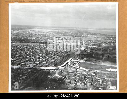 East Boston Expressway. Original caption: View of the East Boston ...
