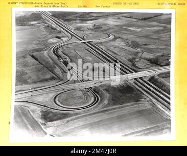 New Jersey Turnpike Interchange No. 15. Original caption: New Jersey ...