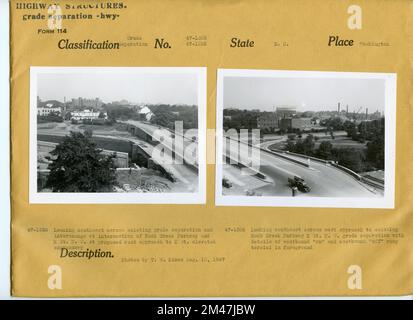 Intersection expressway with grade separation Stock Photo - Alamy