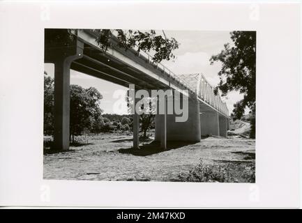 Brazos River Bridge. Original caption: U.S. Highway 67, Brazos River Bridge. Negatives Returned ...