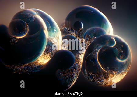The multiverse theory visualized, Fractal geometric multiverse of ...