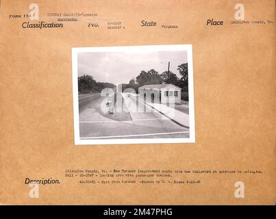 Arlington County, Virginia - Bus Turnout. Original caption: Arlinton ...