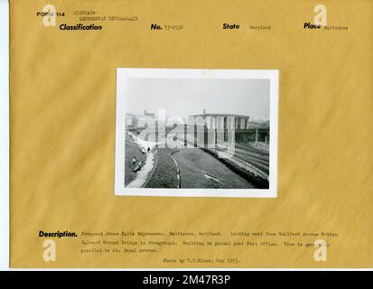 Calvert Street Bridge. Original caption: Calvert Street Bridge ...