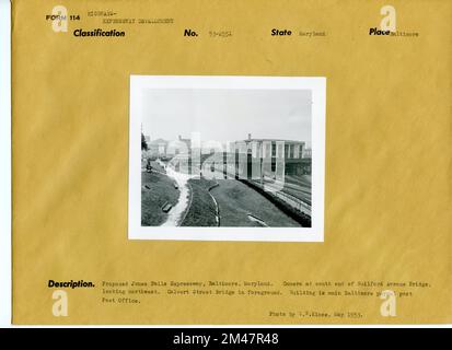 Calvert Street Bridge. Original caption: Calvert Street Bridge ...