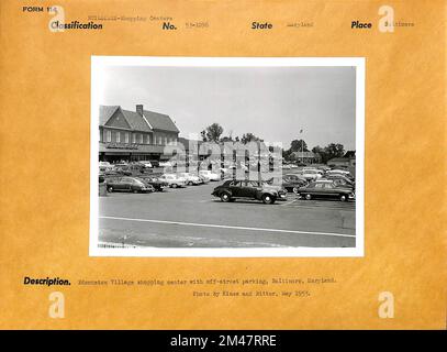 Edmondson Village Shopping Center. Original caption: Edmonston Village ...
