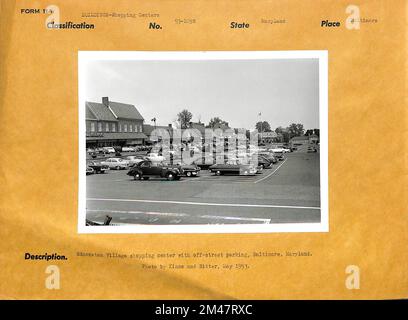 Edmondson Village Shopping Center. Original caption: Edmonston Village ...