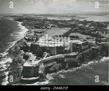 El Morro Fortress. Original caption: El Morro Fortress; section of the ...