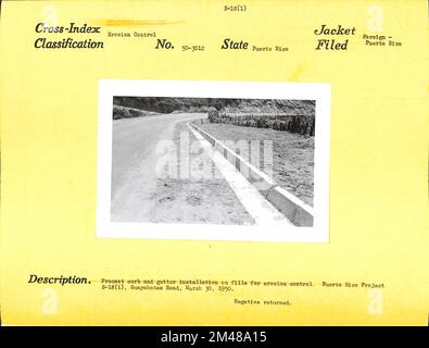 Precast Curb and Gutter Installation. Original caption: Precast curb ...