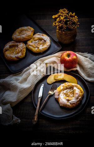 Fall Apple Danish Stock Photo - Alamy