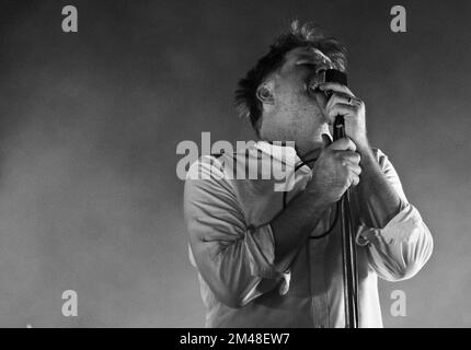 Panorama Music Festival - LCD Sound System in concert Stock Photo - Alamy