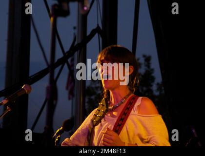 Pitchfork Music Festival - Feist in concert Stock Photo - Alamy