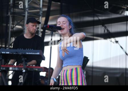 Panorama Music Festival - Sigrid in concert Stock Photo - Alamy