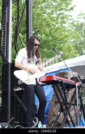 Pitchfork Music Festival - Cults in concert Stock Photo - Alamy