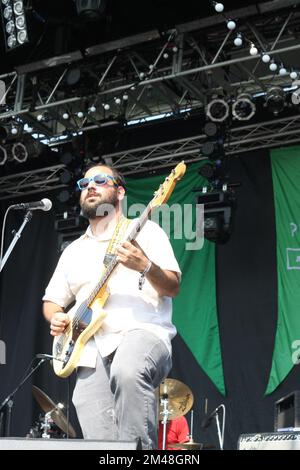 Pitchfork Music Festival - Real Estate in concert Stock Photo - Alamy