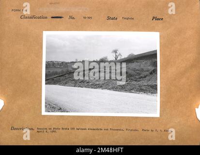 Erosion on State Route 644. Original caption: Erosion on State Route ...