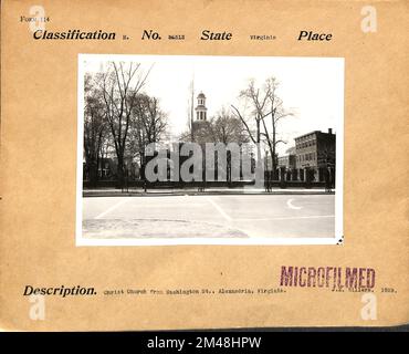 Christ Church, Alexandria, Virginia. Original caption: Christ Church ...
