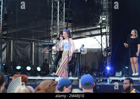 Panorama Music Festival - Sigrid in concert Stock Photo - Alamy