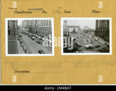 Bus Unloading and Storage Area, Partial Curb Loading Area For Suburban ...