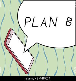 Inspiration showing sign Plan A. Business concept ones original plan or ...