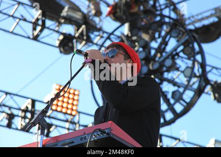 Treasure Island Music Festival - STRFKR in concert Stock Photo - Alamy