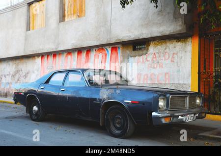 The car in Nazca city, Peru, South America Stock Photo - Alamy