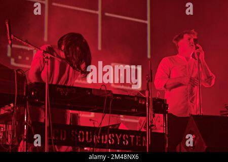 Panorama Music Festival - LCD Sound System in concert Stock Photo - Alamy