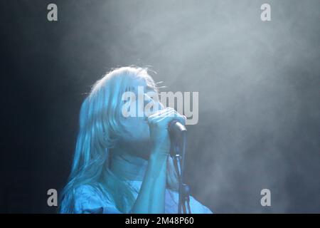 Zola Jesus in concert at The Fader Fort - SXSW Stock Photo - Alamy