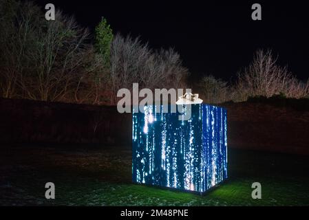 Christmas lights at The Alnwick Garden Winter Light Trail, Alnwick ...
