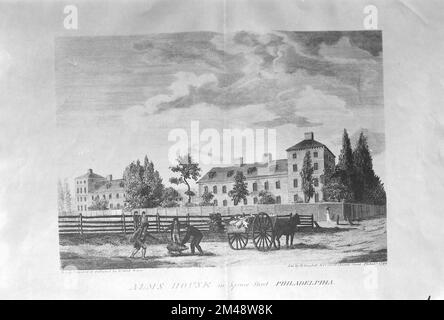 Alms House in Spruce Street, Philadelphia Stock Photo - Alamy