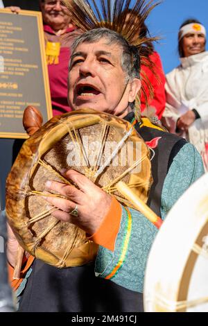 Portrait of First Nations Storyteller Garry Sault, Toronto, Canada ...