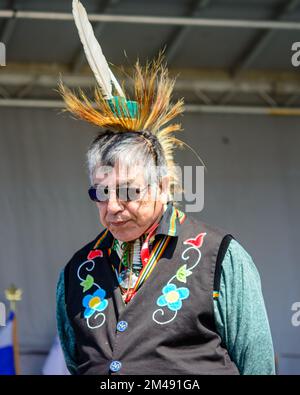 Portrait of First Nations Storyteller Garry Sault, Toronto, Canada ...