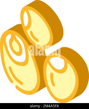 millet grain food isometric icon vector illustration Stock Vector Image ...