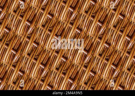wicker natural brown twigs texture Stock Photo - Alamy