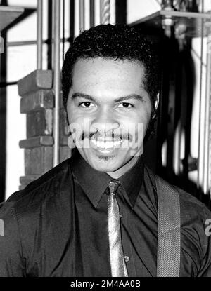 Ray Parker Jr. backstage at "Solid Gold" in 1987 Credit: Ron Wolfson ...