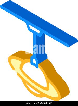 modern lamp ceiling isometric icon vector illustration Stock Vector ...