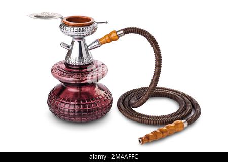 Modern hookah shisha isolated on white background Stock Photo - Alamy