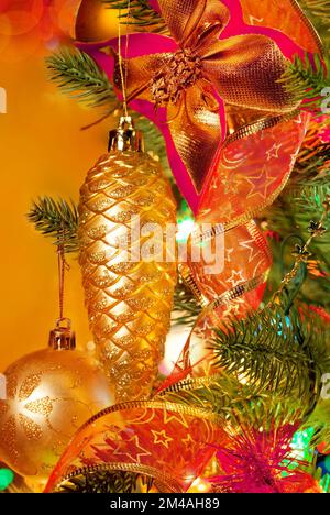 Christmas theme decorations example Stock Photo - Alamy