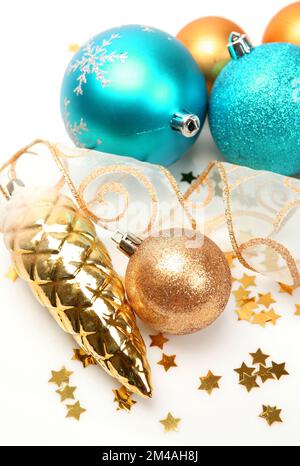Christmas theme decorations example Stock Photo - Alamy