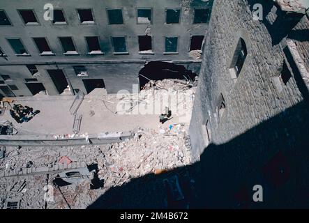 The site of the mafia-terrorist bombing attack at St. Giorgio al ...