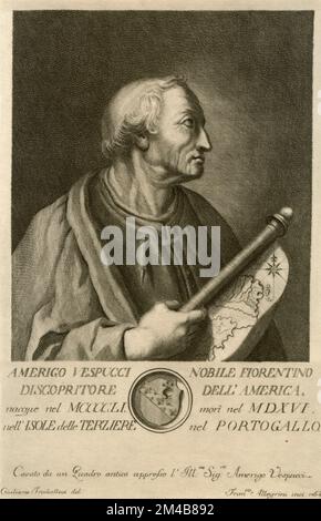 Amerigo Vespucci - Italian Explorer and Navigator Stock Photo - Alamy