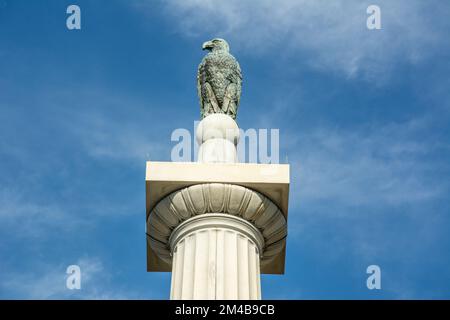Vicksburg, USA – December 1, 2022 - The Wisconsin Memorial and with a ...
