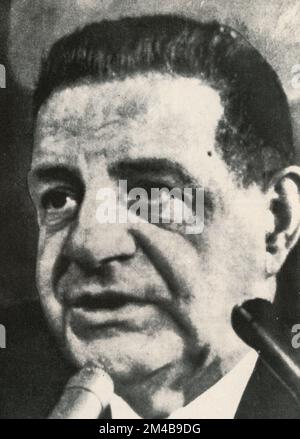 American mobster Joe Valachi in jail writing his memorial about Italo ...