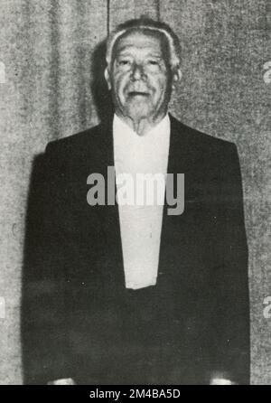 Italian gangster and mafia mobster Frank Coppola arrested, Italy 1970s ...