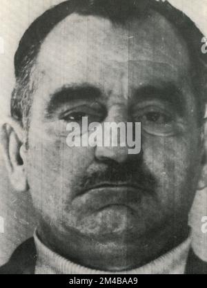 Italian gangster and mafia mobster Angelo La Barbera, Italy 1960s Stock ...
