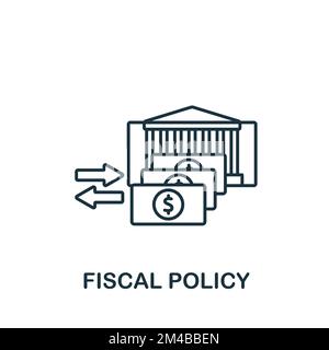 Fiscal Policy icon. Monochrome simple Policy icon for templates, web ...