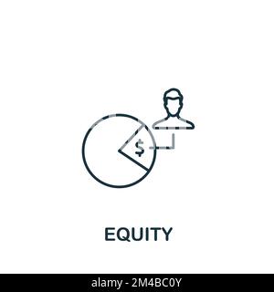 Equity icon. Monochrome simple Policy icon for templates, web design ...