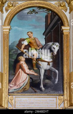 st. george church: polyptych by giovan battista moroni, fiorano al ...