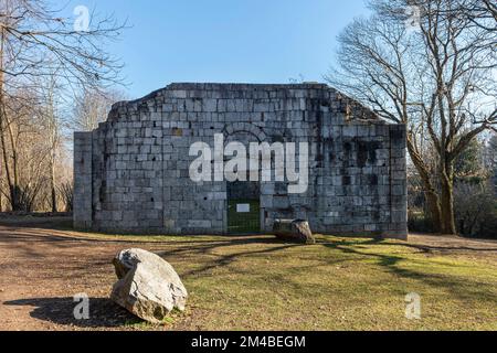 st. martin church ruins, gattico veruno, italy Stock Photo - Alamy