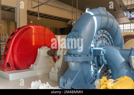 museum of hydroelecrtic energy musil, cedegolo, italy Stock Photo - Alamy