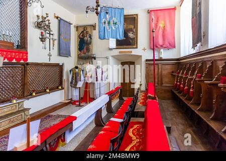 ss. trinita monastery: museum, serina, italy Stock Photo - Alamy